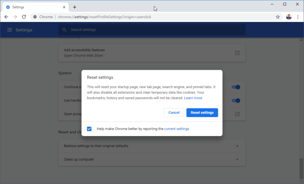 Google Chrome Profile Error Occurred [SOLVED]