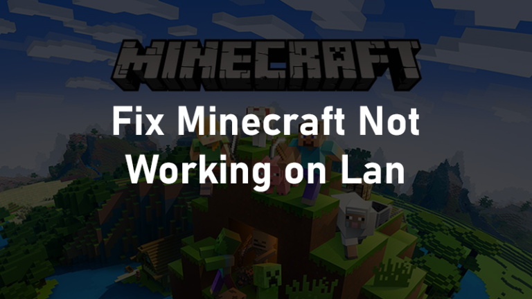 How To Fix Minecraft LAN Not Working